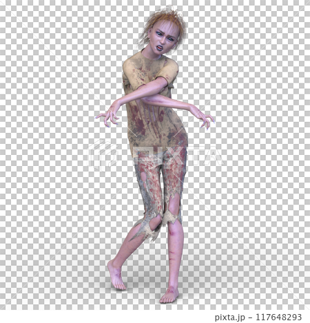 Female zombies - Stock Illustration [117648293] - PIXTA