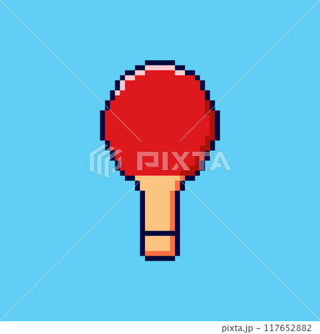 Pixel art Ping Pong Paddle game asset designのイラスト素材 [117652882] - PIXTA