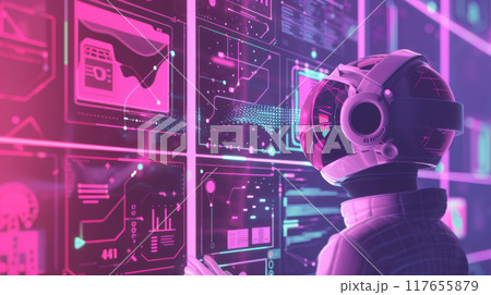 Integrate generative AI into EIDE to facilitate...のイラスト素材 [117655879] - PIXTA