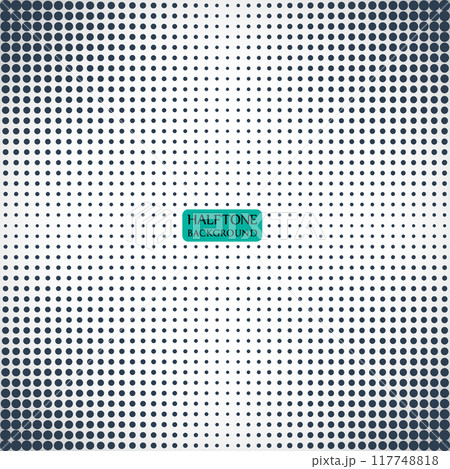 grey halftone dots texture pattern for comics...のイラスト素材 [117748818] - PIXTA