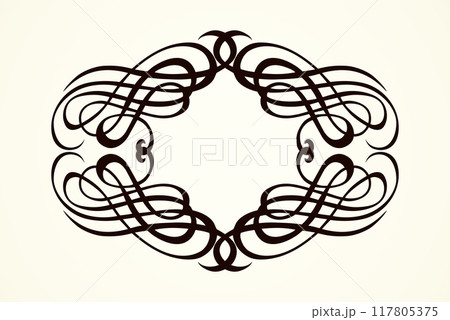 Vignette. Vector drawingのイラスト素材 [117805375] - PIXTA