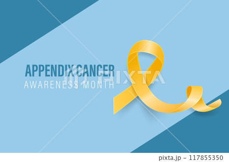 Appendix Cancer Awareness Month Banner, August....のイラスト素材 [117855350 ...