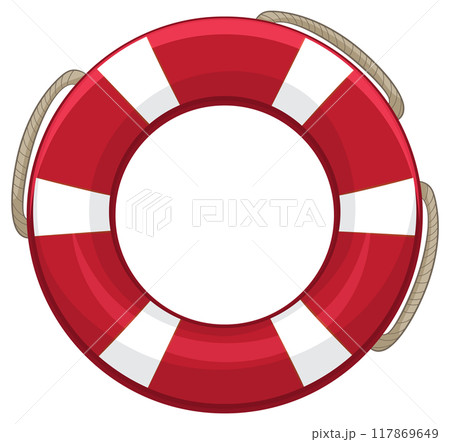 Lifeguard Rescue Ring Illustrationのイラスト素材 [117869649] - PIXTA
