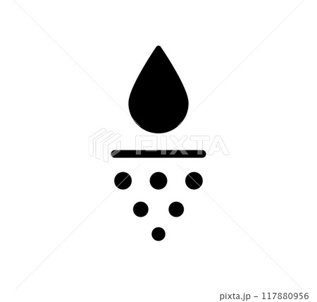 Water absorbent icon. Skin deep hydration...のイラスト素材 [117880956] - PIXTA