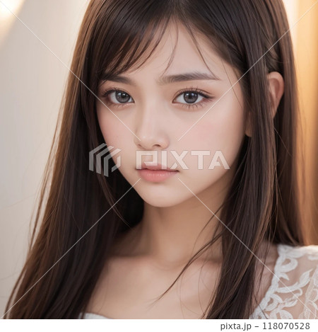 美顔のイラスト素材 [118070528] - PIXTA