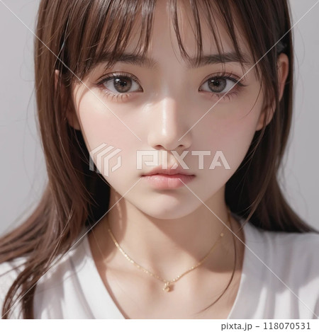 美顔のイラスト素材 [118070531] - PIXTA