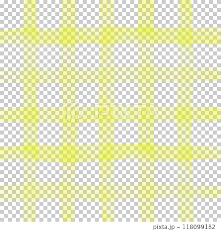 Yellow Plaid Hand Drawn Background Overlayのイラスト素材 [118099182] - PIXTA