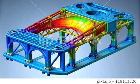 Fine-Tuning Designs: FEA-driven Structural...のイラスト素材 [118113520] - PIXTA