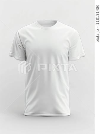 3D render T-shirt mockup for brand advertising,...のイラスト素材 [118151486 ...
