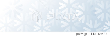Abstract white snowflake pattern on blue...のイラスト素材 [118169487] - PIXTA