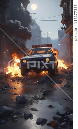 Riot illustrationのイラスト素材 [118177538] - PIXTA