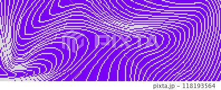 Purple dithered curved wavy texture. Grey...のイラスト素材 [118193564] - PIXTA