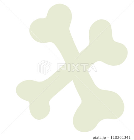 Hand drawn bones for Halloween decoration,...のイラスト素材 [118261341] - PIXTA