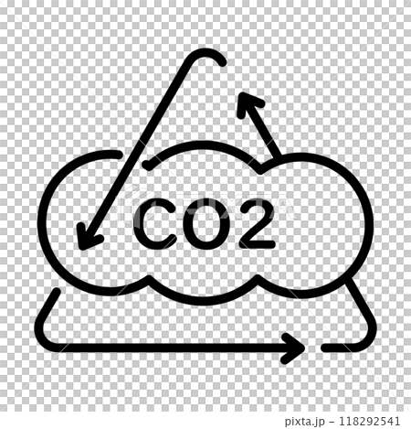 CCUS icon. Carbon capture, utilization and... - Stock Illustration ...