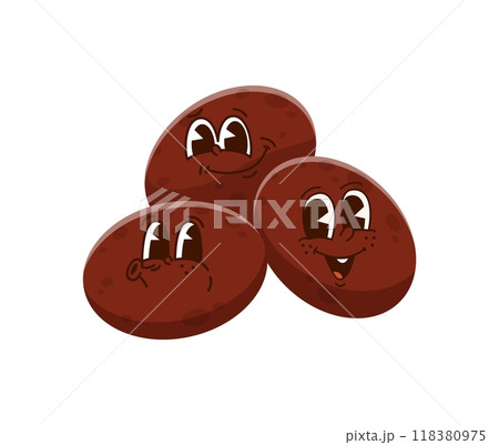 Cartoon groovy poop characters, funny poo...のイラスト素材 [118380975] - PIXTA