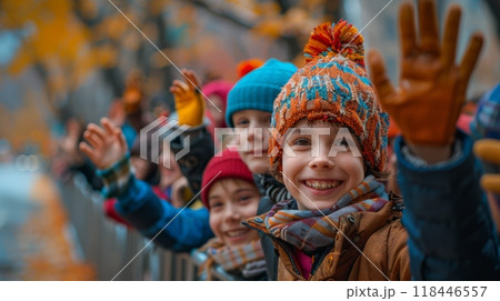 Thanksgiving and Harvest Festival. capture of...のイラスト素材 [118446557] - PIXTA