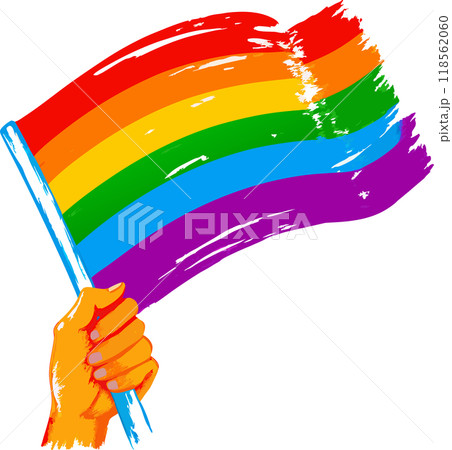 Colorful LGBTQ Pride Rainbow Icon Graphic...のイラスト素材 [118562060] - PIXTA