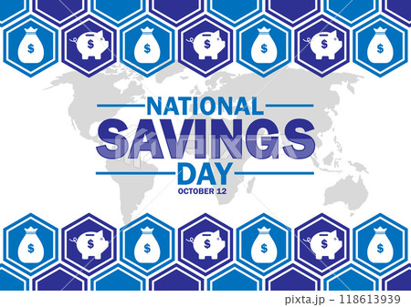 National Savings Day Vector illustrationのイラスト素材 [118613939] - PIXTA