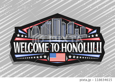 Vector logo for Honoluluのイラスト素材 [118634615] - PIXTA