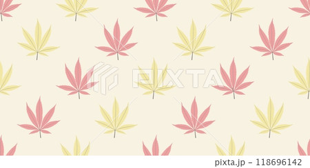 Seamless marijuana background with geometric...のイラスト素材 [118696142] - PIXTA