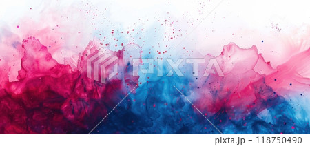 Explosive Color Burst - Abstract Holi Powder...のイラスト素材 [118750490] - PIXTA