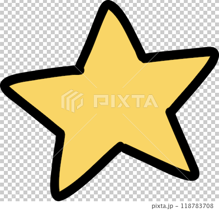retro yellow star sparking sign decor element - Stock Illustration ...