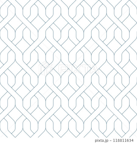 geometric abstract Intertwined line pattern...のイラスト素材 [118811634] - PIXTA
