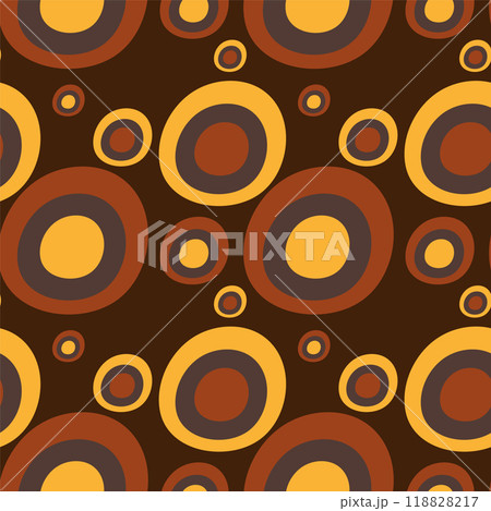 Retro Circular Pattern Designのイラスト素材 [118828217] - PIXTA