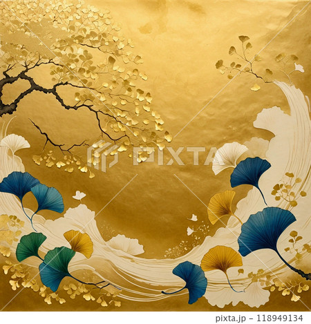 水彩画 銀杏のイラスト素材 [118949134] - PIXTA