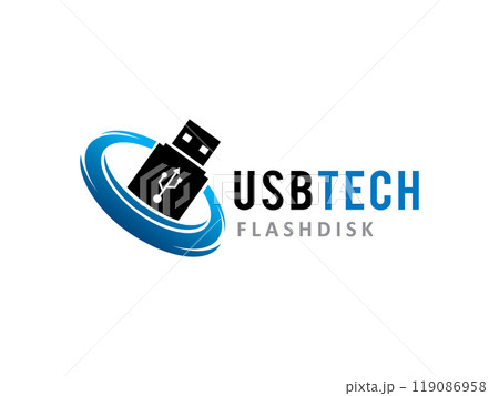 USB Technology logo symbol or icon templateのイラスト素材 [119086958] - PIXTA