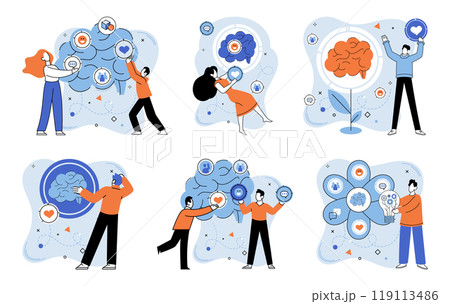 Unconventional thinking vector illustration....のイラスト素材 [119113486] - PIXTA