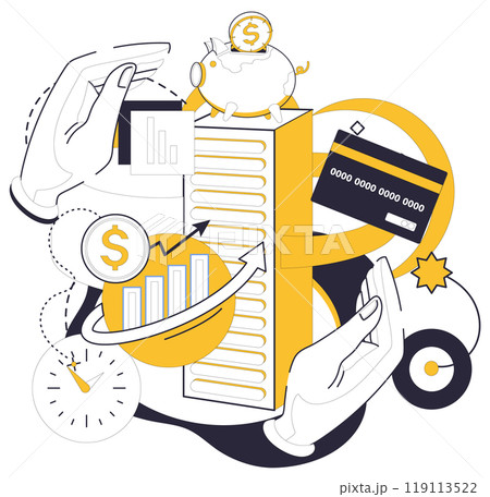 Credit score vector illustration. Personal...のイラスト素材 [119113522] - PIXTA
