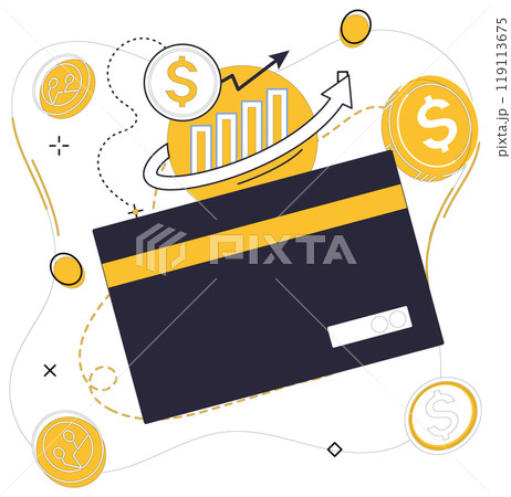 Credit score vector illustration. Personal...のイラスト素材 [119113675] - PIXTA