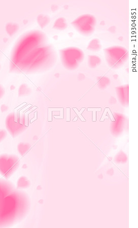Heart trail valentines day stories template....のイラスト素材 [119304851] - PIXTA