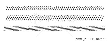 Slash line doodle border, diagonal lines....のイラスト素材 [119387442] - PIXTA