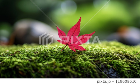 Fall botany leaves in the Autumn season....のイラスト素材 [119608610] - PIXTA