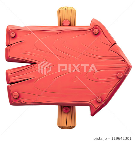Red pointer on transparent background....のイラスト素材 [119641301] - PIXTA