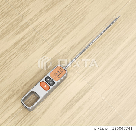 Silver digital food thermometerのイラスト素材 [120047741] - PIXTA