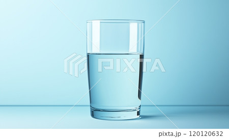 Glass half full or half empty, cool graphicのイラスト素材 [120120632] - PIXTA