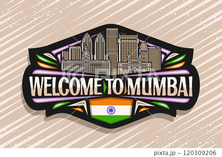 Vector logo for Mumbaiのイラスト素材 [120309206] - PIXTA