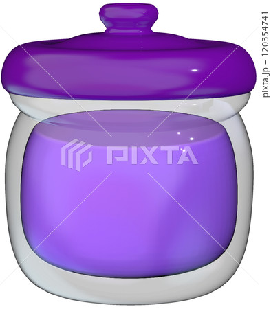 3d halloween poison jarのイラスト素材 [120354741] - PIXTA