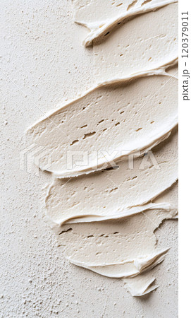 Beige textured cream spread on rough surfaceのイラスト素材 [120379011] - PIXTA