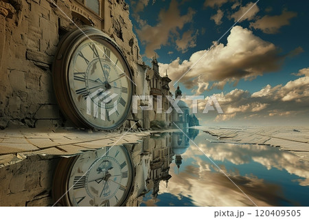An image of lack of time or loss of time....のイラスト素材 [120409505] - PIXTA