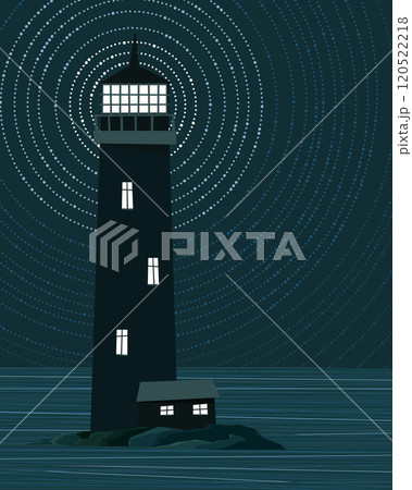 Vector Lighthouse towerのイラスト素材 [120522218] - PIXTA