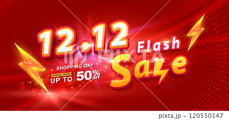 12.12 Flash sale 2のイラスト素材 [120550147] - PIXTA