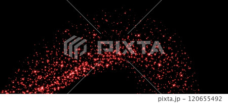 Red stars and sparkles, magic star dust...のイラスト素材 [120655492] - PIXTA