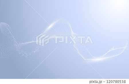 Abstract flow of small particles.のイラスト素材 [120780538] - PIXTA