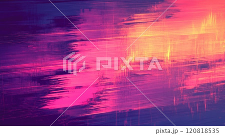Pink Glitch Displacement Background Textureのイラスト素材 [120818535] - PIXTA