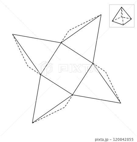 box, package, packaging, geometry, craft,...のイラスト素材 [120842855] - PIXTA