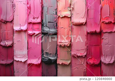 Vibrant Pink Palette Texture for Creative...のイラスト素材 [120846660] - PIXTA